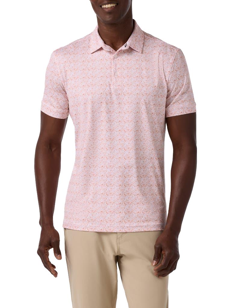 MIZZEN+MAIN halyard trim fit short sleeve performance button-up shirt
